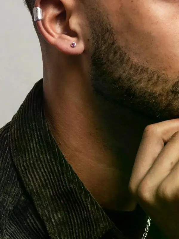 DOWER & HALL Nomad Long Curved Ear Cuff