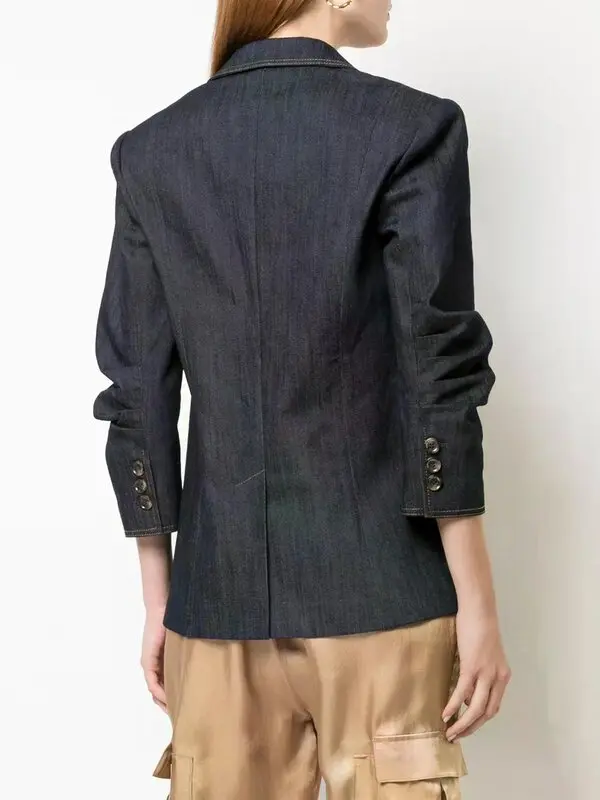 Cinq À Sept Khloe Single-breasted Denim Blazer