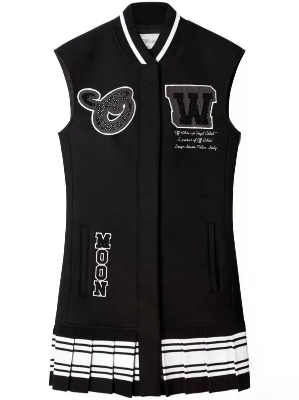 Off-White Meteor Varsity Dress - Black