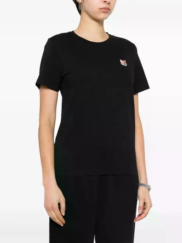 Maison Kitsuné Fox-appliqué T-shirt