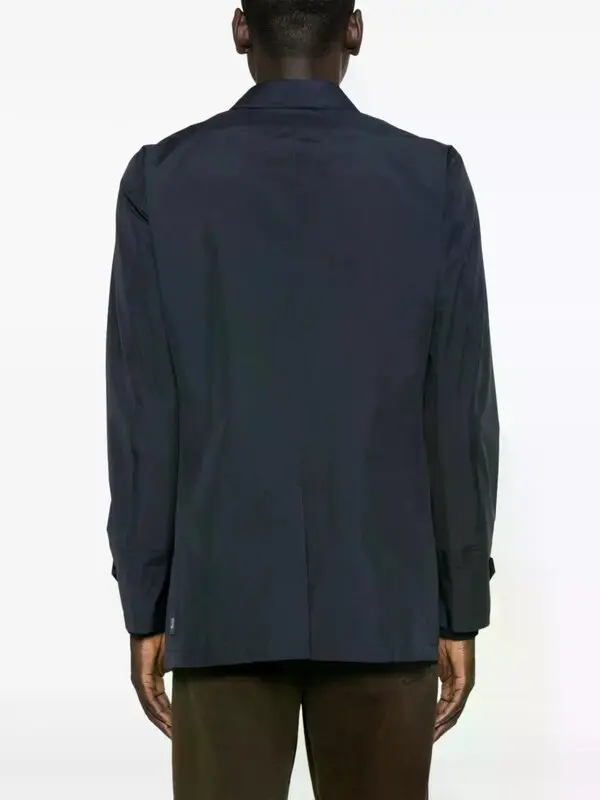 Herno Buttoned Lightweight Jacket - Blue