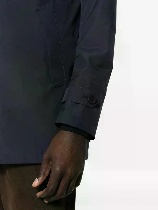 Herno Buttoned Lightweight Jacket - Blue