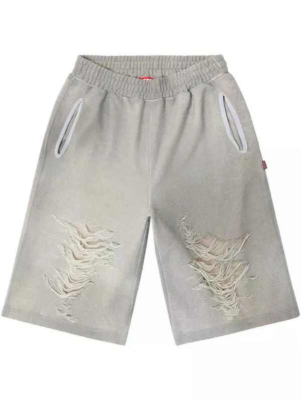 DIESEL® P-perc Distressed Shorts