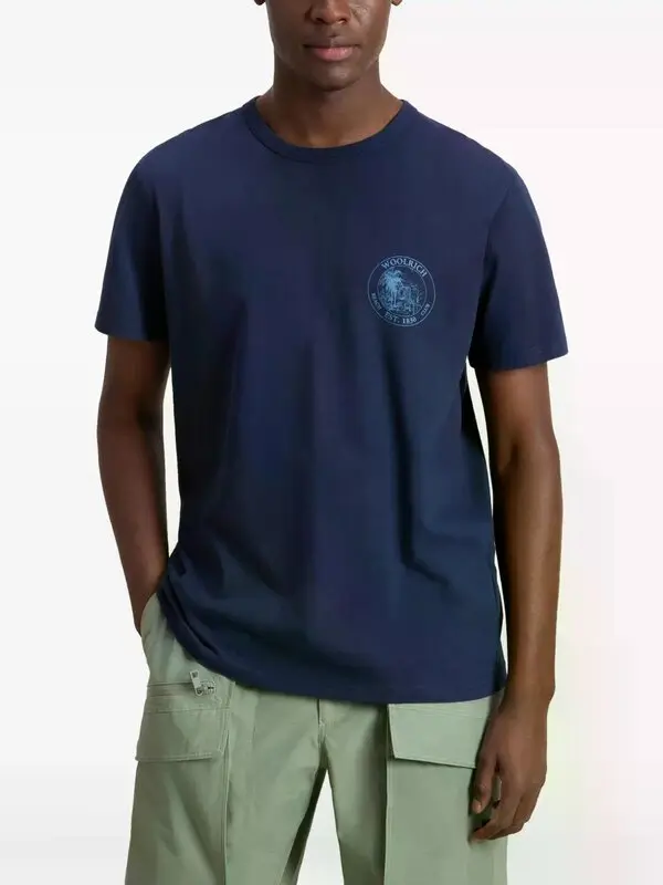 Woolrich Graphic-print T-shirt - Blue