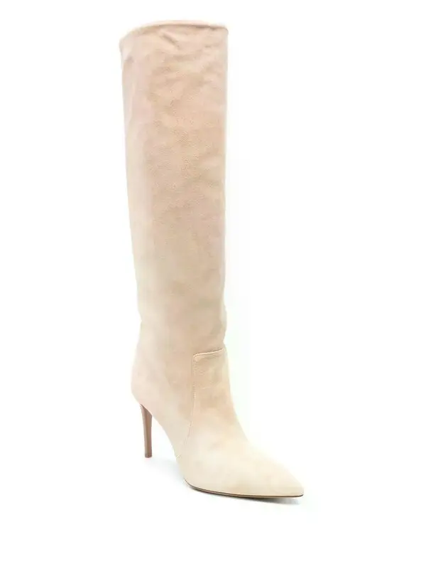 Paris Texas 85mm Knee-high Suede Boots