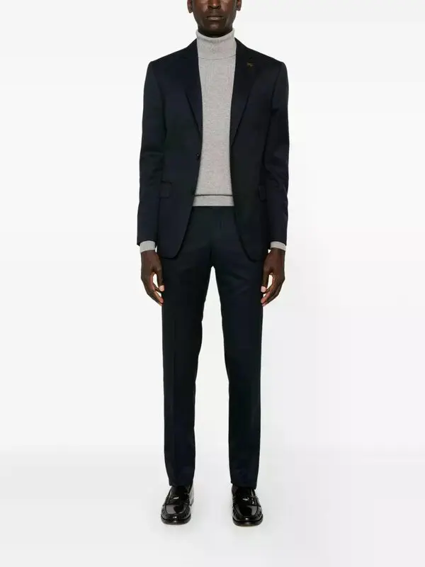 Fedeli Cashmere Roll Neck Sweater - Grey