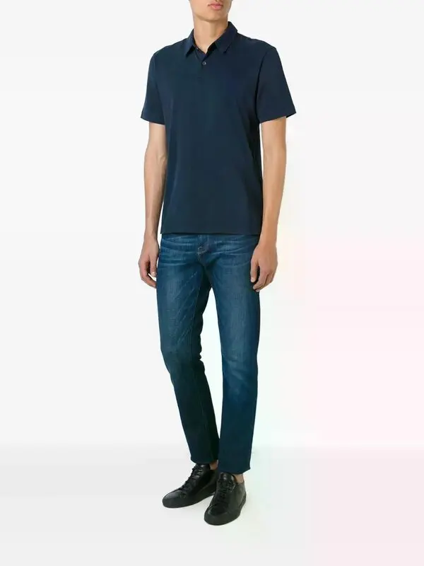 JAMES PERSE Classic Polo Shirt - Blue