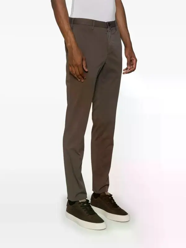 Incotex Mid-rise Chino Trousers - Brown
