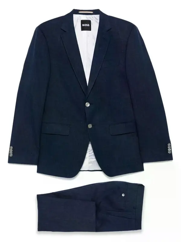 BOSS Slub-texture Suit