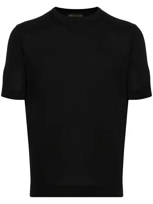 DELL'OGLIO Crew-neck Cotton T-shirt