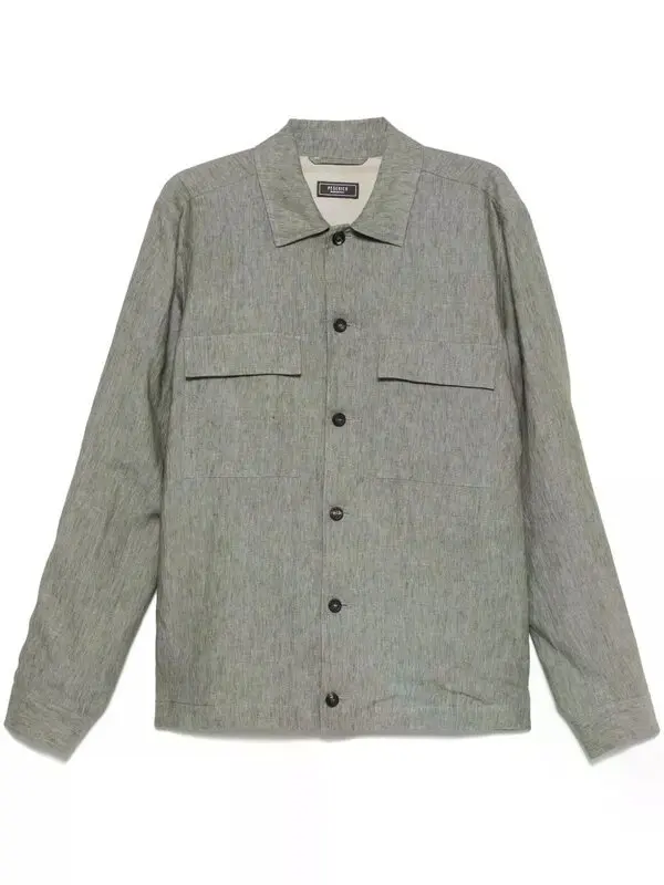 Peserico Mélange-effect Shirt Jacket