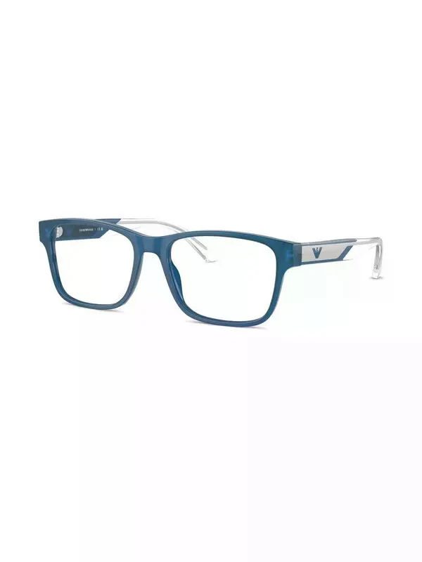 Emporio Armani Square Frame Glasses - Blue