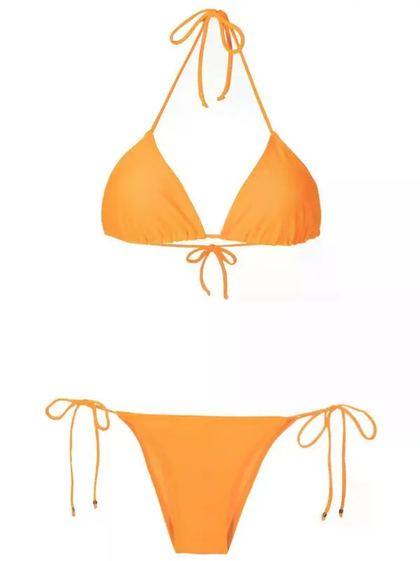 AMIR SLAMA Triangle-cup Bikini - Orange