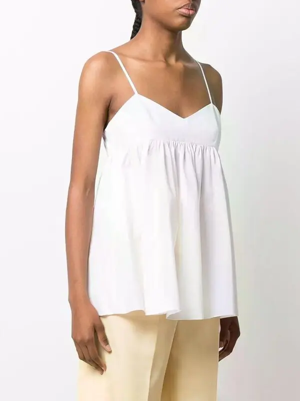 Aspesi Spaghetti-strap Peplum Top