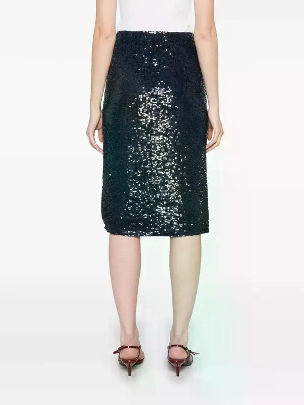 P.a.r.o.s.h Sequined Mini Skirt - Blue