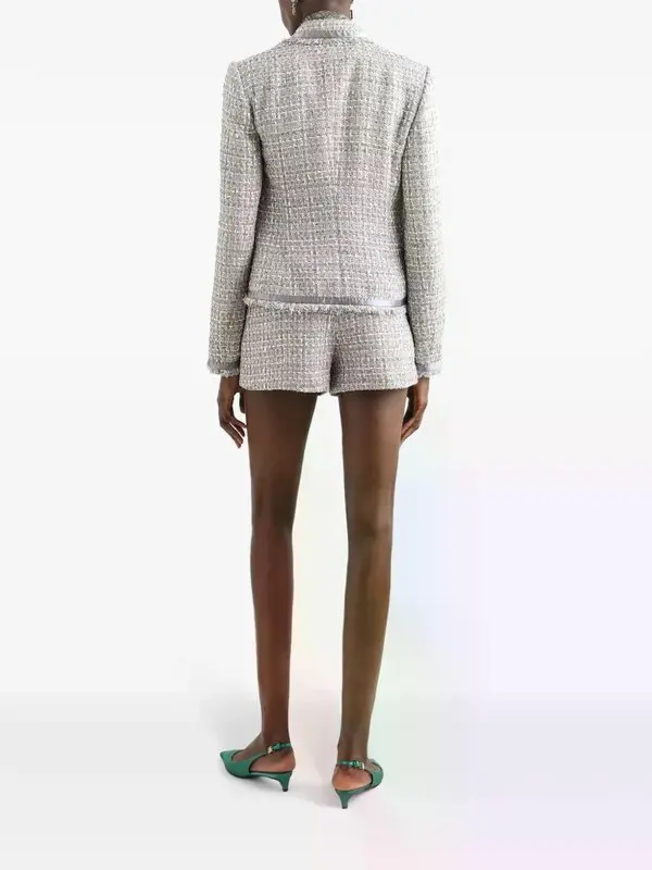 Dolce & Gabbana Checked High-waisted Shorts