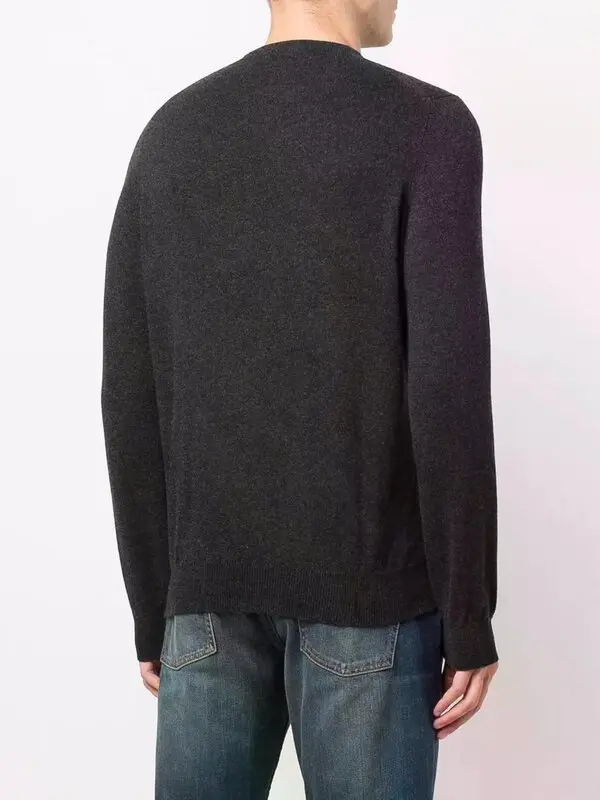 Fedeli Crew-neck Cashmere Jumper - Grey