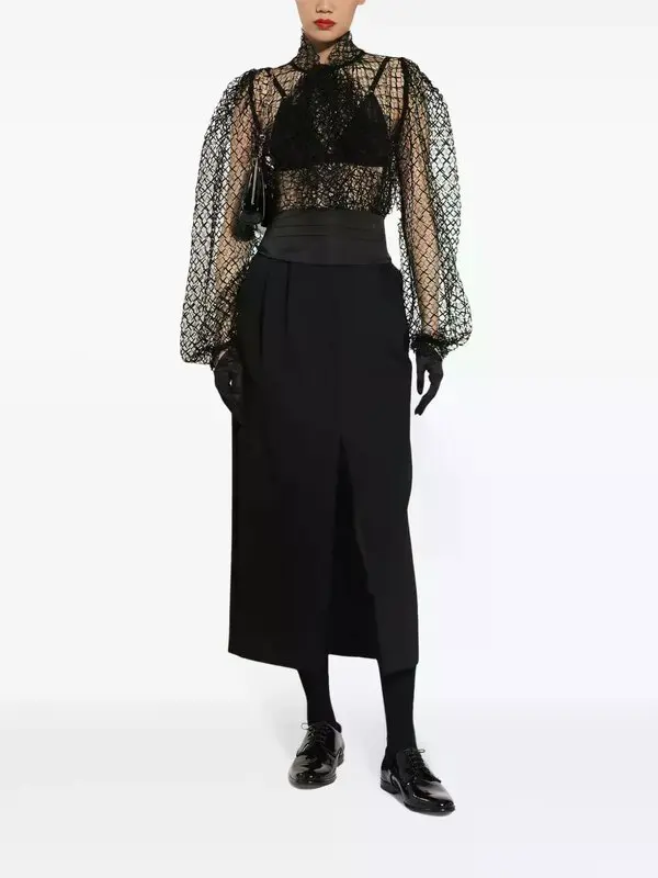 Dolce & Gabbana Translucent Design Blouse