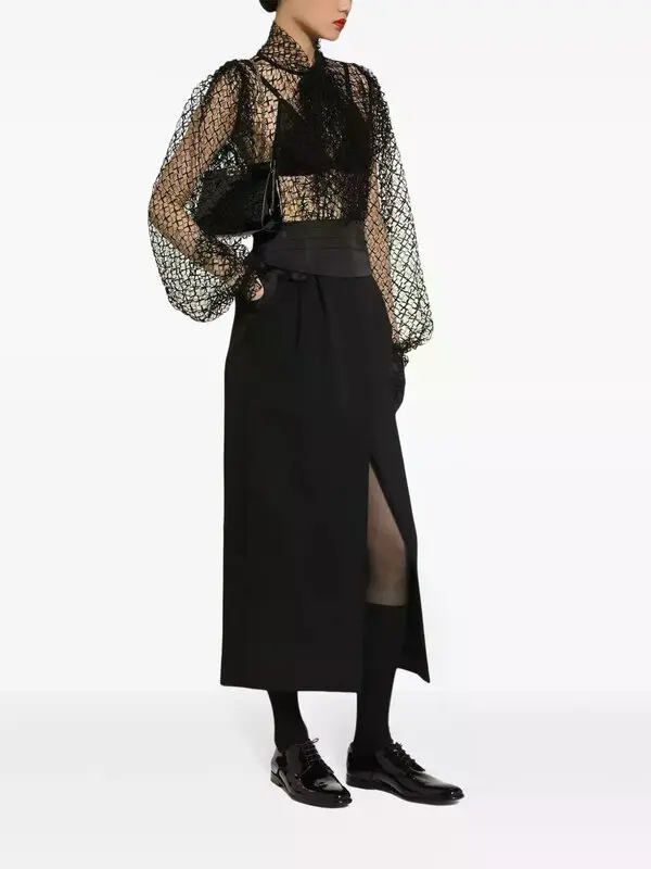 Dolce & Gabbana Translucent Design Blouse