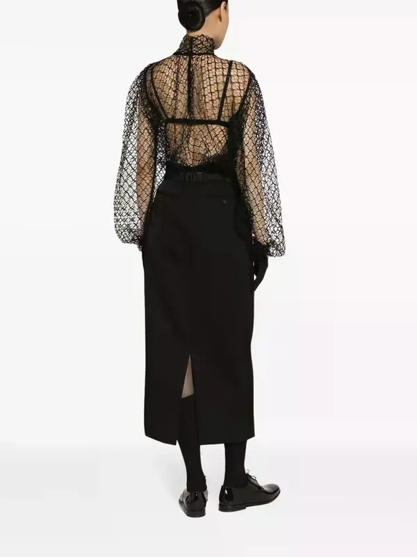 Dolce & Gabbana Translucent Design Blouse