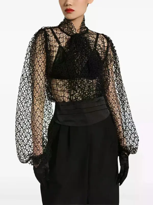 Dolce & Gabbana Translucent Design Blouse