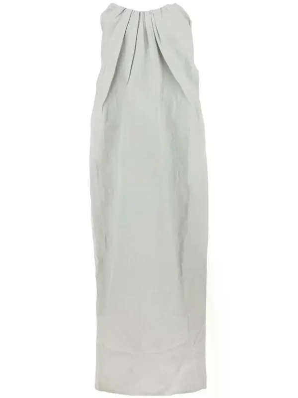Co Strapless Pleat-detail Shift Maxi Dress
