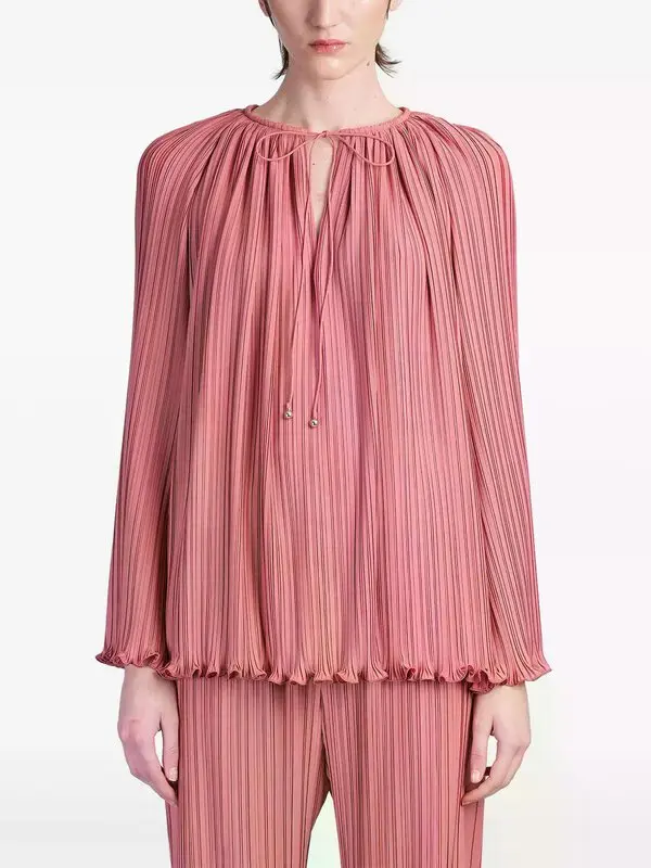 LANVIN Plissé Blouse