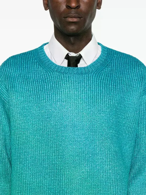 Valentino Garavani High-shine Finish Crew Neck Sweater