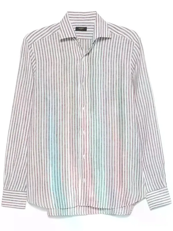 BARBA NAPOLI Striped Shirt