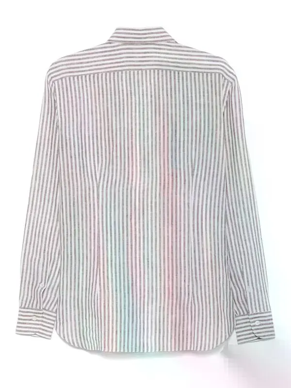BARBA NAPOLI Striped Shirt