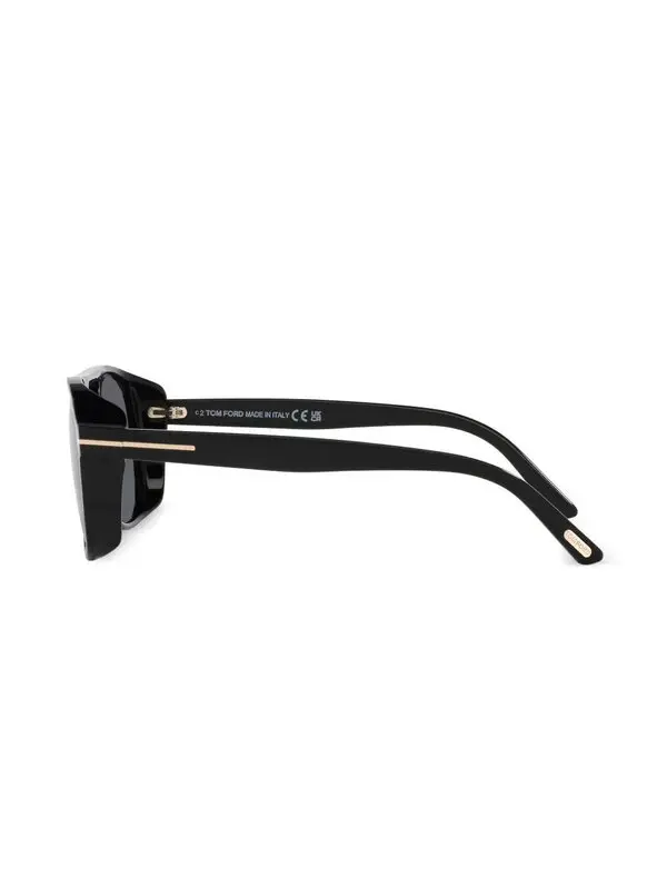TOM FORD Pilot-frame Sunglasses - Black