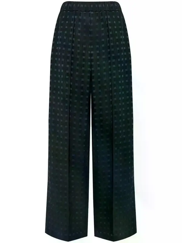 Kenzo Weave Palazzo Pants