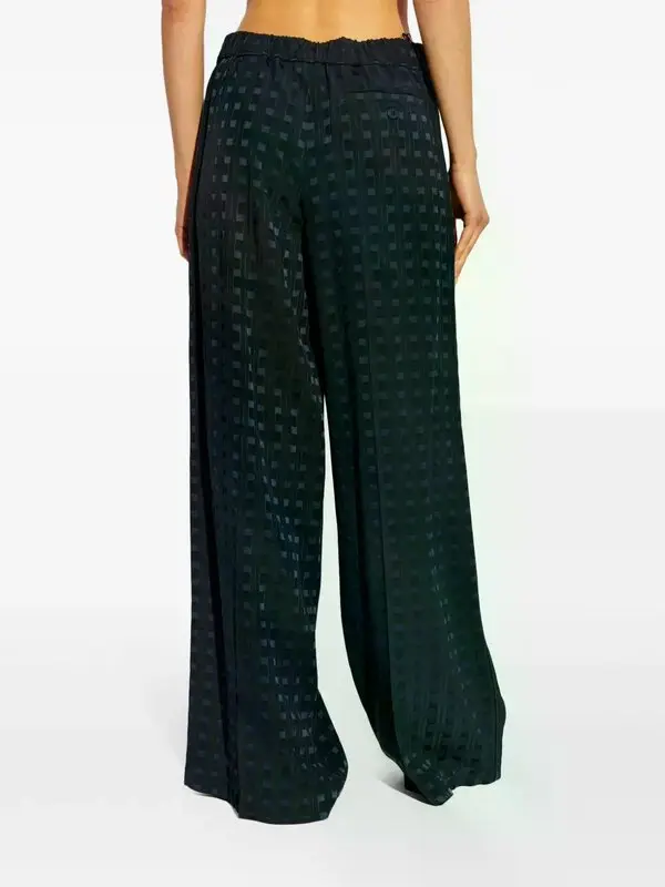 Kenzo Weave Palazzo Pants