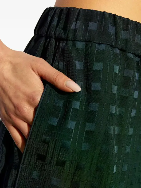Kenzo Weave Palazzo Pants