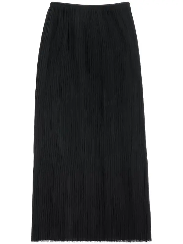 MAISON MARGIELA Pleated Maxi Skirt