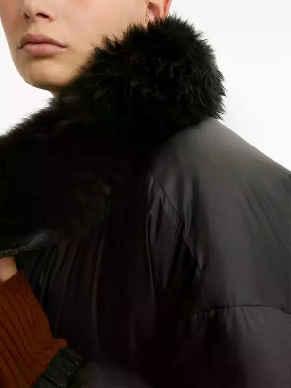 YVES SALOMON Padded Coat With Faux-fur Collar