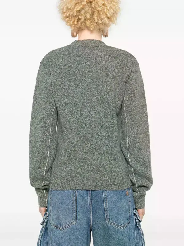 Rabanne Layered Wool-cashmere Sweater