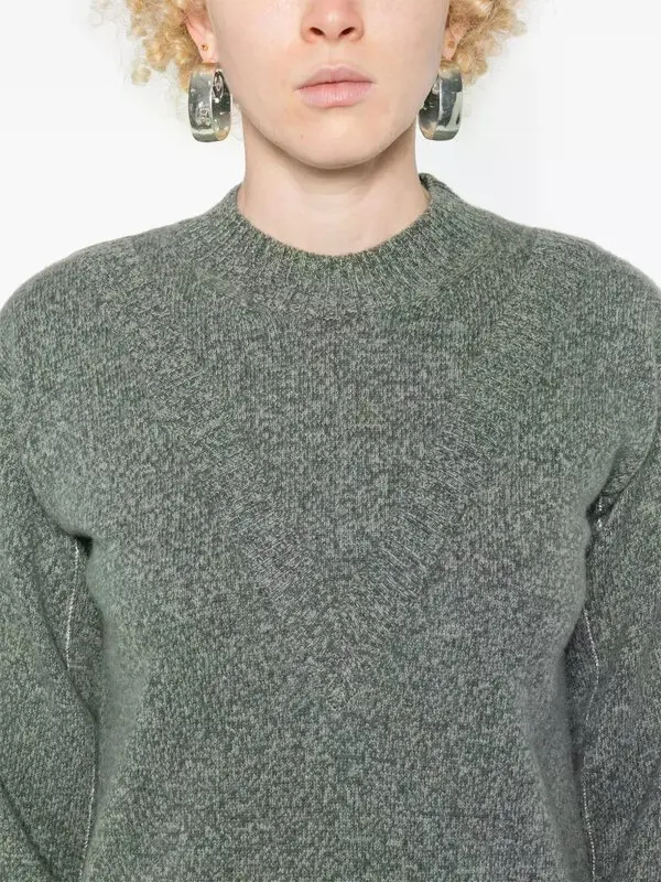 Rabanne Layered Wool-cashmere Sweater