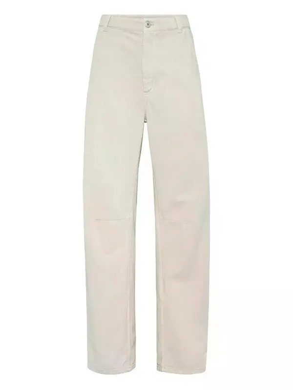Brunello Cucinelli Curved Trousers