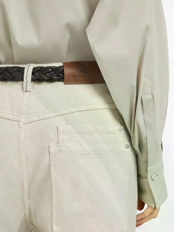Brunello Cucinelli Curved Trousers