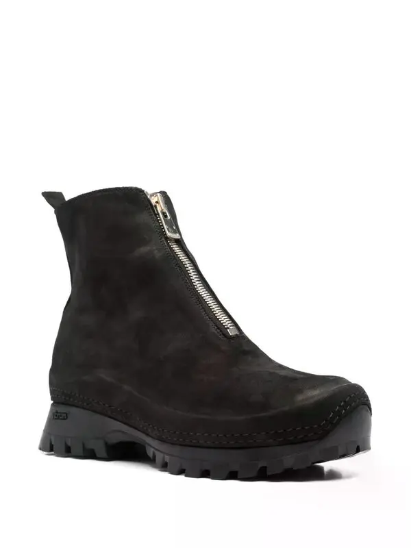 Guidi Suede Ankle Boots - Black