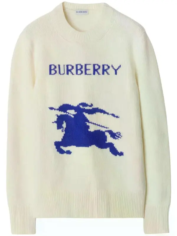 Burberry Equestrian Knight Sweater - Neutrals
