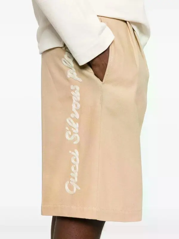 Gucci Logo-embroidered Shorts