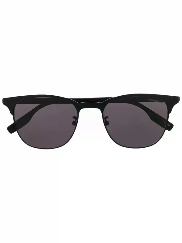 Montblanc Round-frame Sunglasses - Black