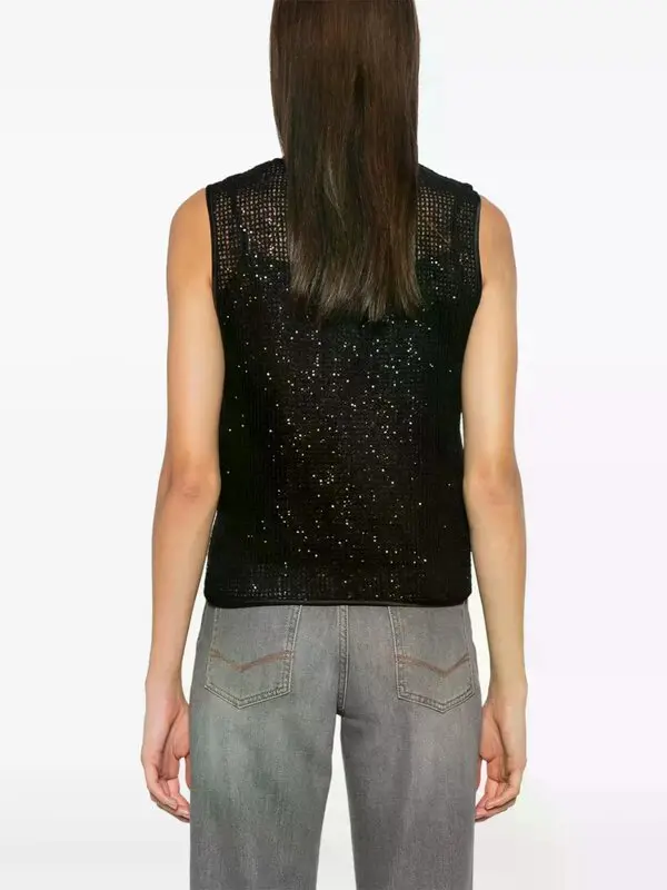 Peserico Open-knit Top