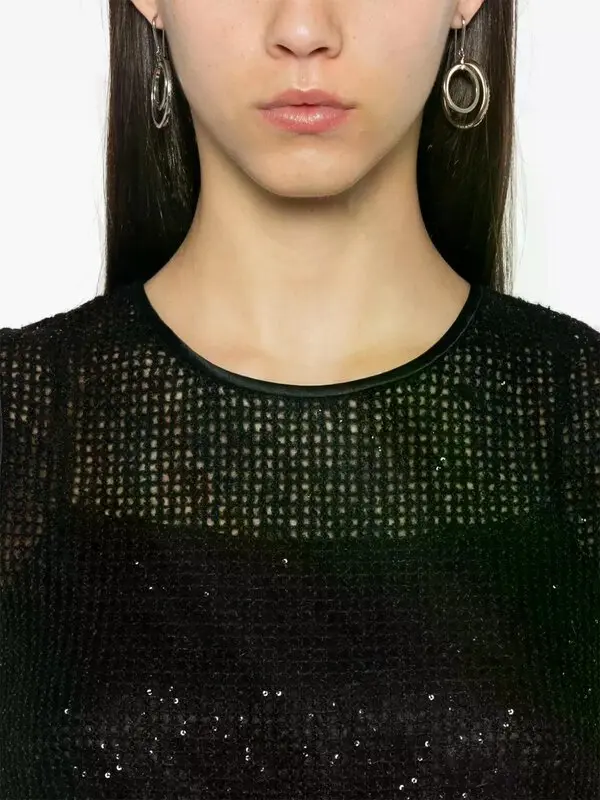 Peserico Open-knit Top