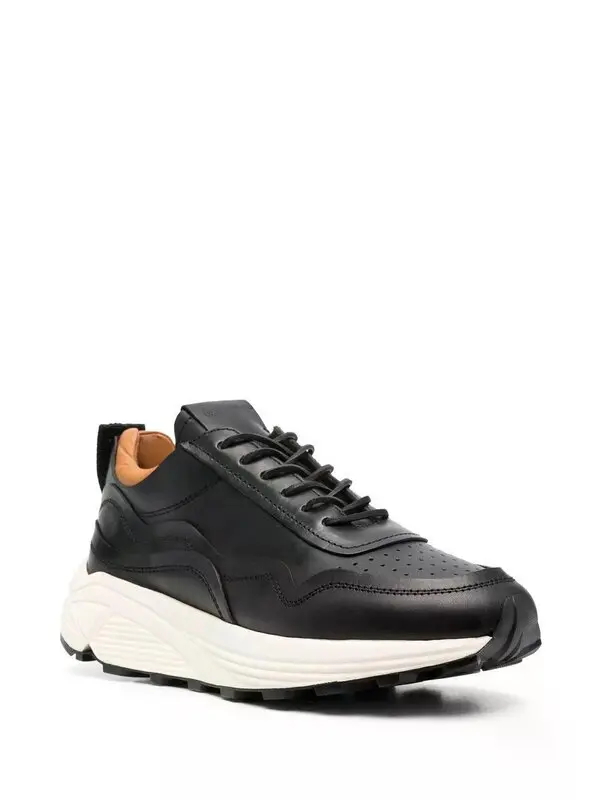 BUTTERO® Piping-detail Low-top Sneakers - Black