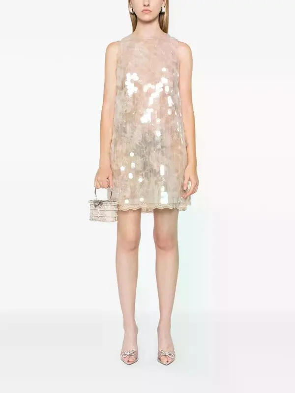 Ermanno Scervino Sequin-embellished Mini Dress