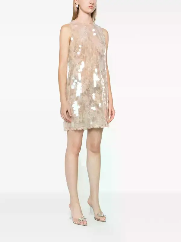 Ermanno Scervino Sequin-embellished Mini Dress