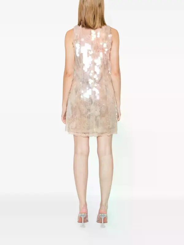 Ermanno Scervino Sequin-embellished Mini Dress